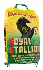 Royal Stallion Thai Parboiled Rice 5 kg (LOCAL RICE) - Now Now Express