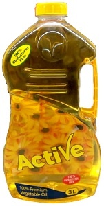 Active Premium Vegetable Oil 3 L - Now Now Express